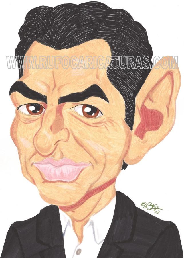caricatura de JEFF GOLDBLUM | © RUFO | caricaturas personalizadas para ...
