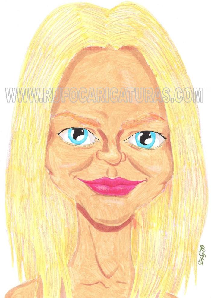 caricatura de SARA FORESTIER | © RUFO | caricaturas personalizadas para ...