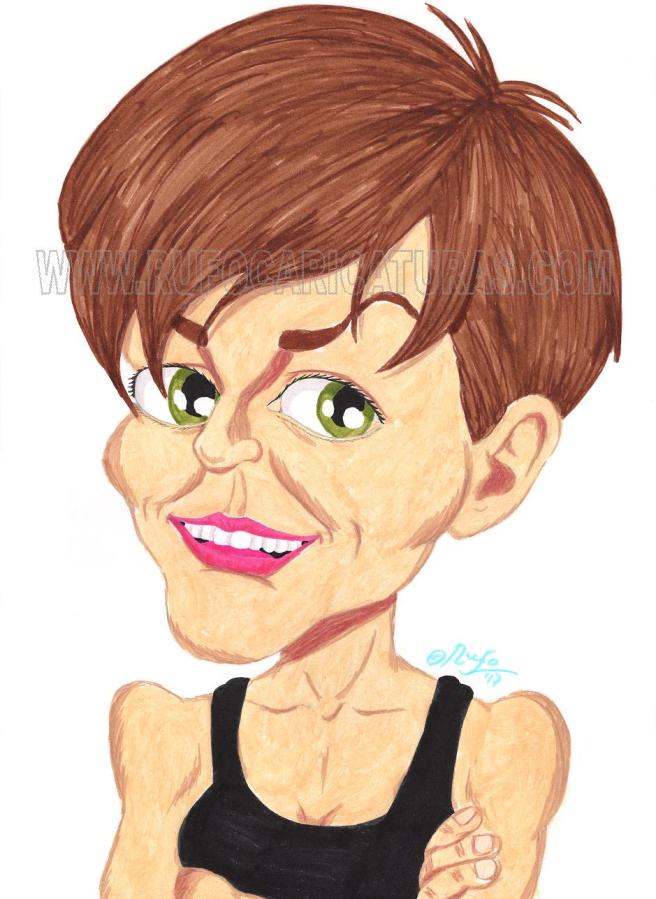 caricatura de SARA ESCUDERO | © RUFO | caricaturas personalizadas para ...