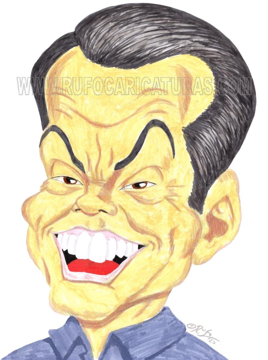caricatura de JACK NICHOLSON | © RUFO | caricaturas personalizadas para ...