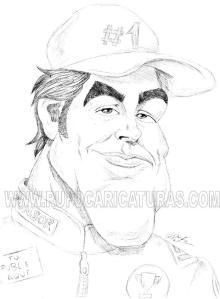 caricatura de FERNANDO ALONSO | © RUFO | caricaturas personalizadas ...