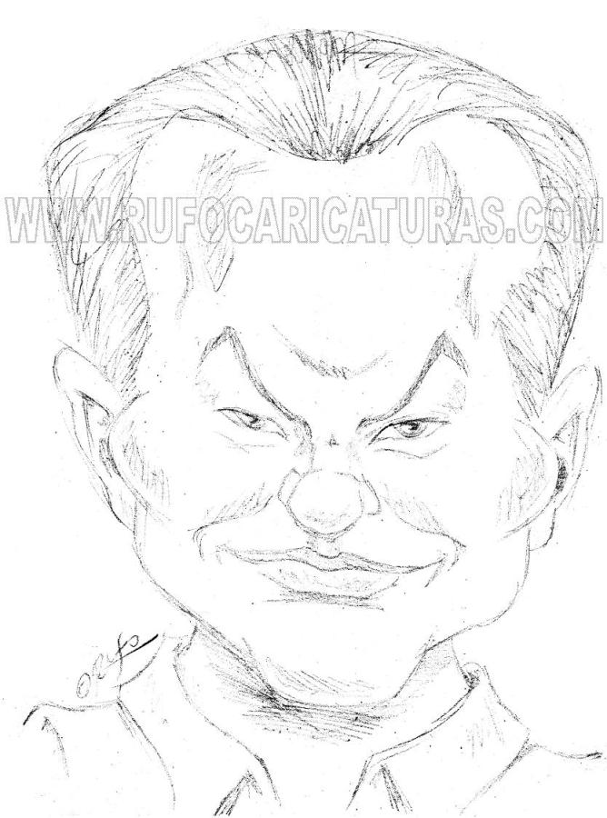 caricatura de CHRISTIAN SLATER | © RUFO | caricaturas personalizadas ...