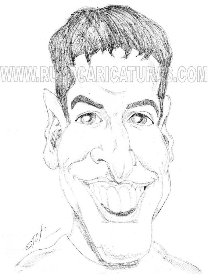 caricatura de JASON BIGGS | © RUFO | caricaturas personalizadas para ...