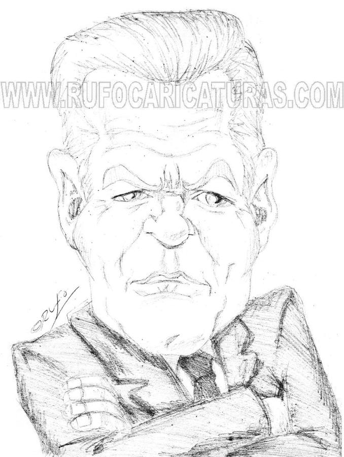 caricatura de JEFF BRIDGES | © RUFO | caricaturas personalizadas para ...