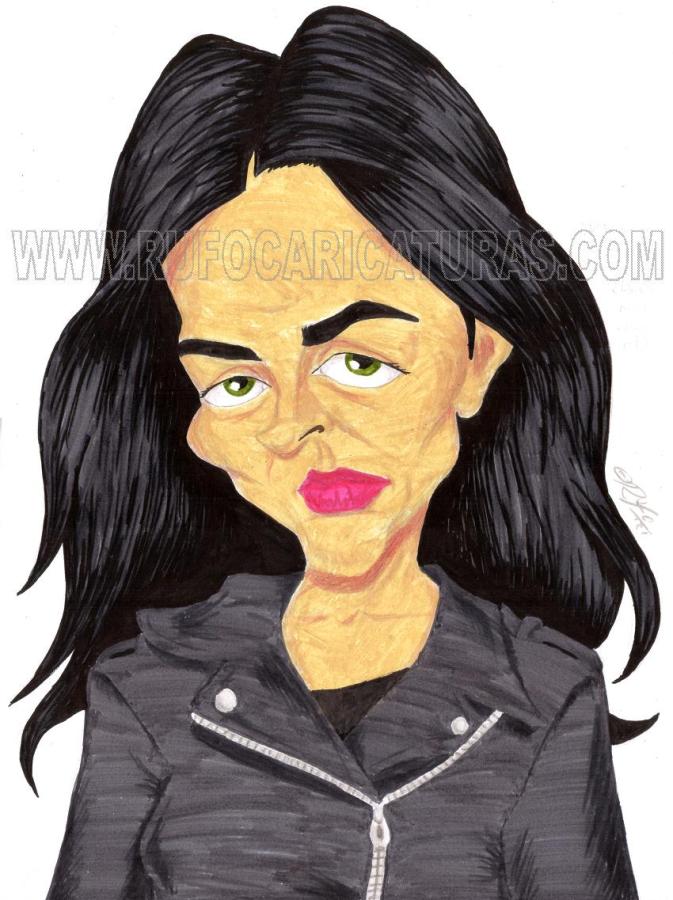caricatura de JESSICA JONES | © RUFO | caricaturas personalizadas para ...