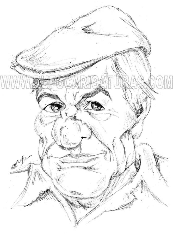 caricatura de PACO RABAL | © RUFO | caricaturas personalizadas para ...