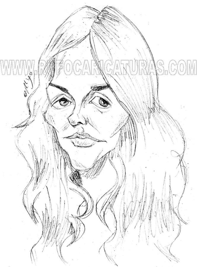 caricatura de ROSE BYRNE | © RUFO | caricaturas personalizadas para ...