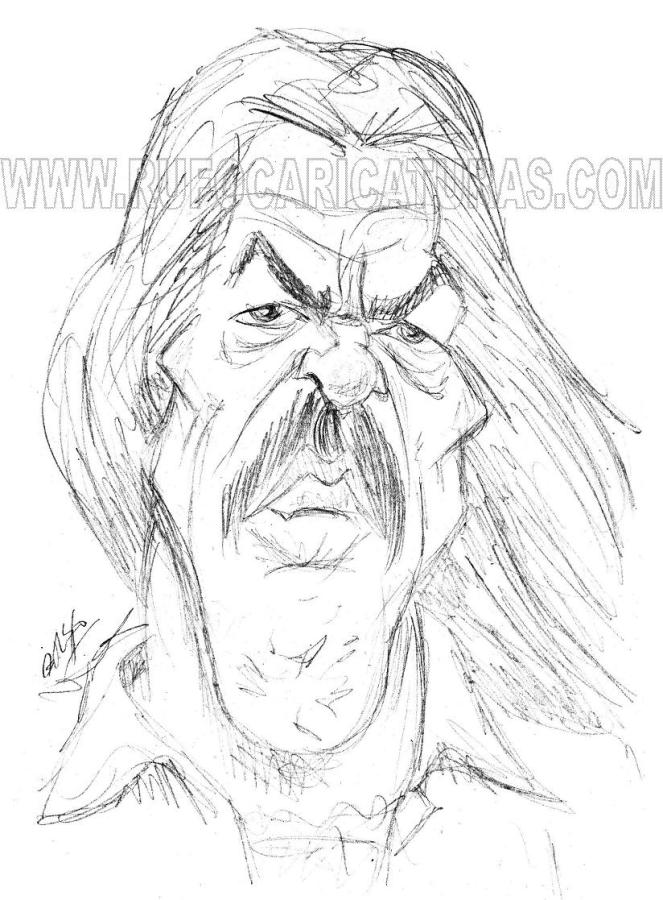 caricatura de DANNY TREJO | © RUFO | caricaturas personalizadas para ...