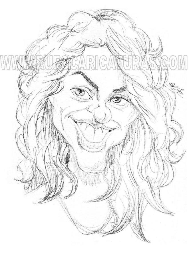 caricatura de RUTH GABRIEL | © RUFO | caricaturas personalizadas para regalar - show de ...
